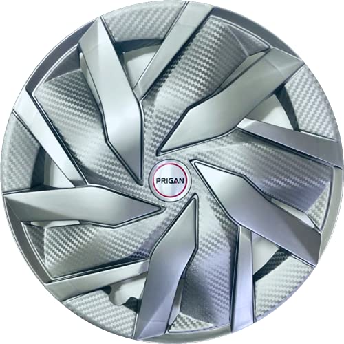 PRIGAN Wheel Cover for TATA Tiago New 14 Inch Silver Black Wheel Cap ...