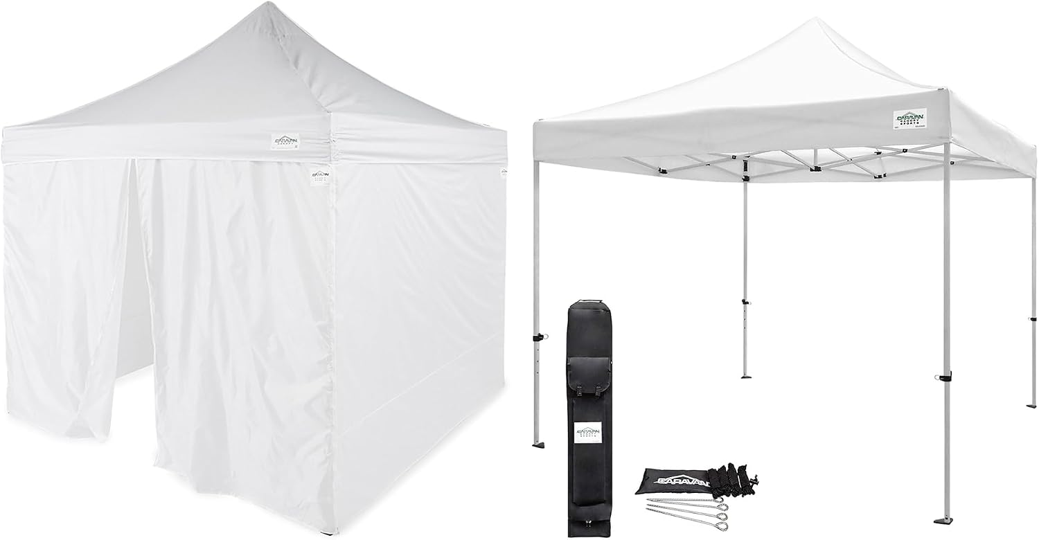 Amazon.com : Caravan Canopy 10 x 10 Foot Commercial Tent Sidewalls with ...
