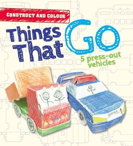 Construct and Colour: Things That Go: Amazon.co.uk: Kokoyu ...