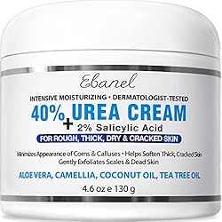 Amazon.com : Urea Cream 40% Plus Salicylic Acid 4.6 Oz, Callus Remover ...