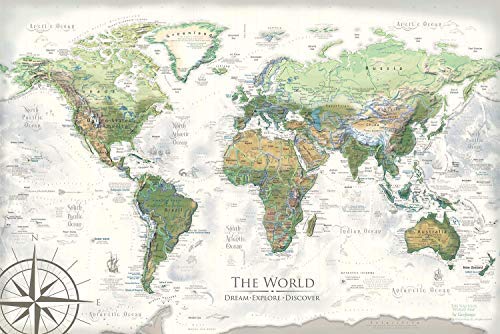 Beautiful World Map Poster