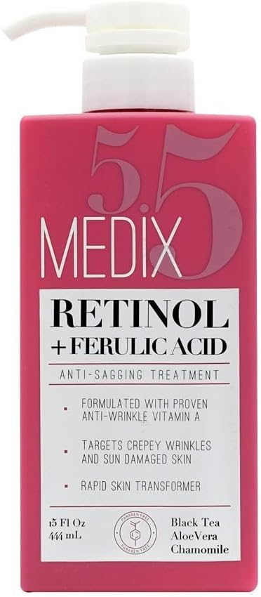 Amazon.co.jp: [Medix 5.5] Retinol + Peracid Anti-Sagging Treatment, 15.5 fl oz (444 ml) : Beauty