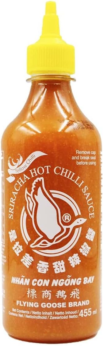 Flying Goose Yellow Sriracha Sauce 455mL : Amazon.co.uk: Grocery