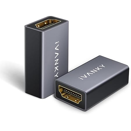 Amazon | iVANKY HDMI 中継アダプター（4K@60Hz 18Gbps ハイスピード) 延長コネクター (メス - メス/2点 ...