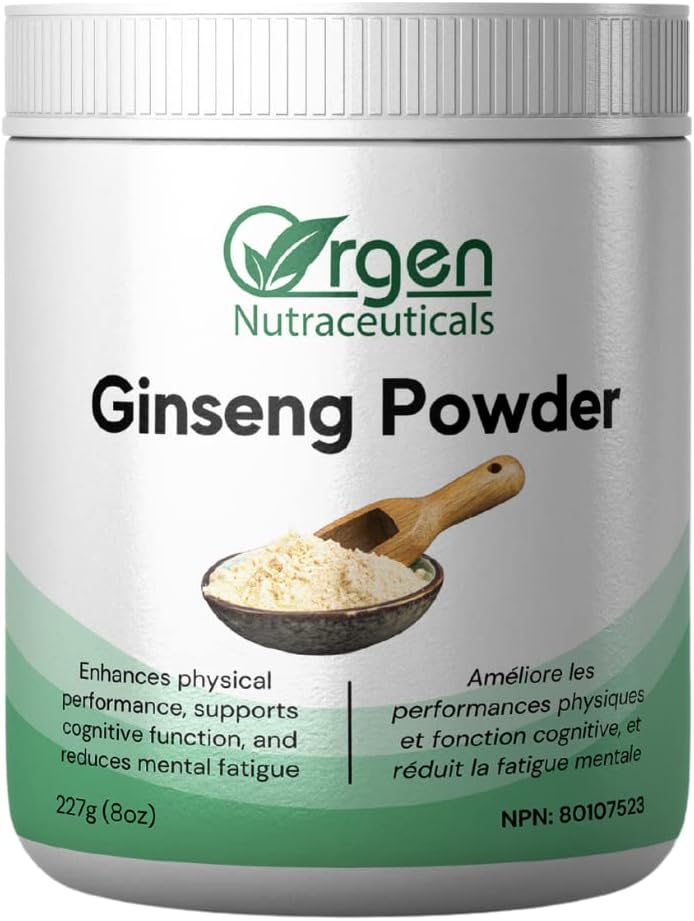 Orgen Ginseng Powder 227g - 100% Pure, Enhances Physical Performance ...