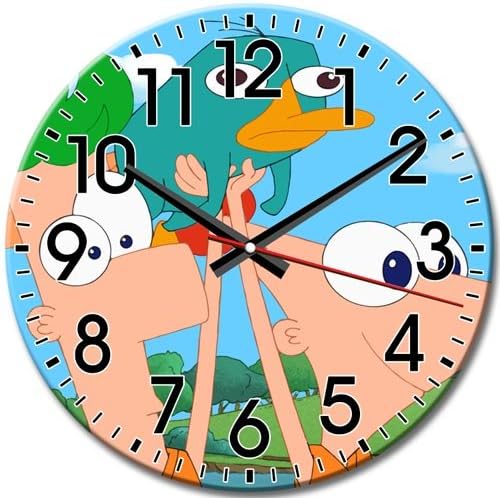 Amazon.com: DeKeisha w Quiet Frameless Pretty Round Wall Clock Arabic ...