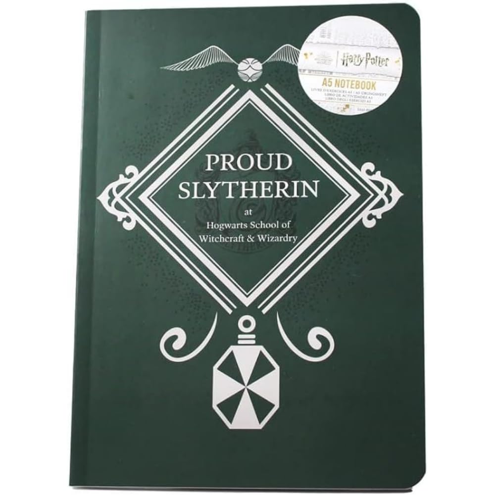 Harry Potter Half Moon Bay Carnet souple A5 – Serpentard fière ...