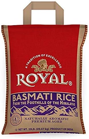 Amazon.com : Royal White Basmati Rice, 20 Pound (4 Pack) : Grocery ...