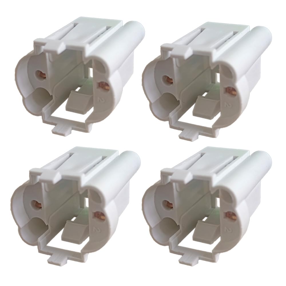 4-PCS G23 GX23 Lamp Holder 2 Pin H Tube Energy-Saving LED Horizontal ...