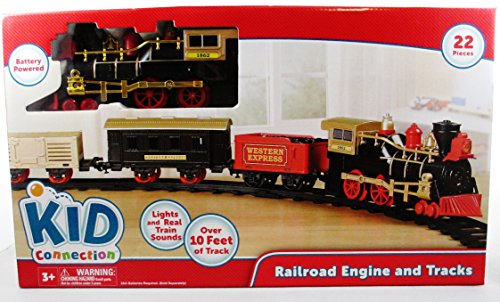 Kids Connection 22 Piece Train Set - Battery Operated Toys Games Toys ...