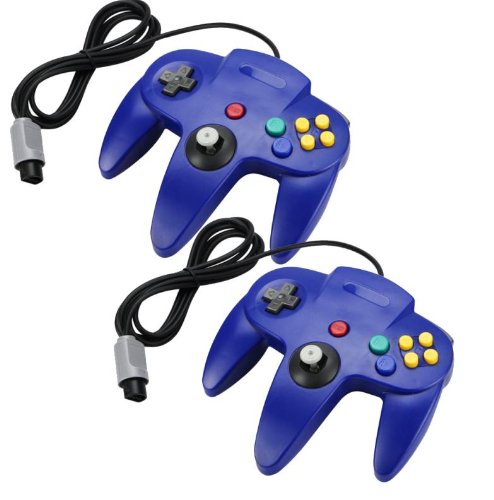 Amazon.com: 2 x Game gaming pad console Controllers For Nintendo 64 N64 ...