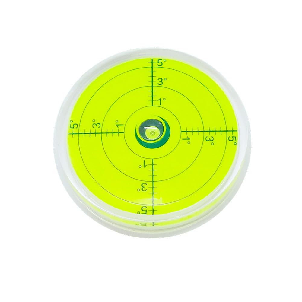 SIZIKJXGHWYI 75x12mm Bubble Spirit Level Degree Marked Surface Circular ...