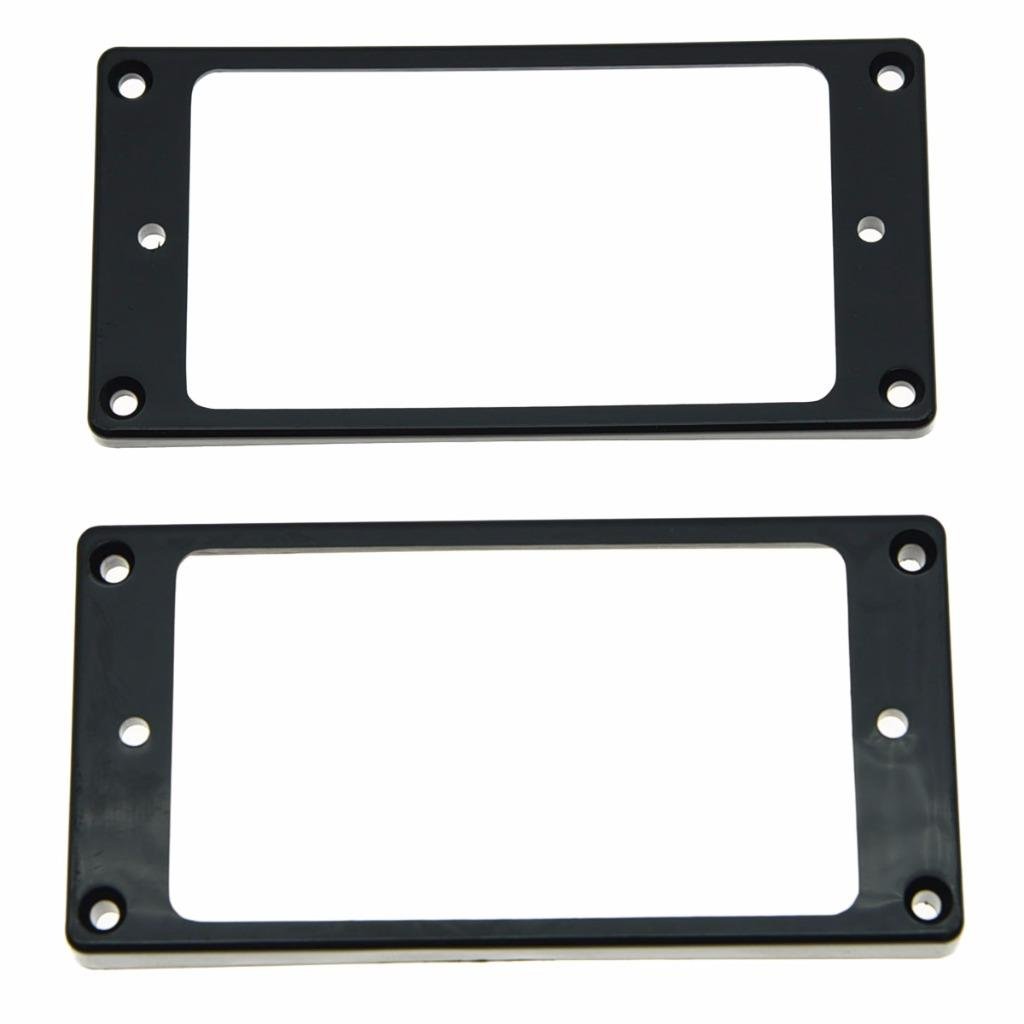 Amazon.com: Dopro Set of 2 Plastic Humbucker Pickup Ring Pickup ...
