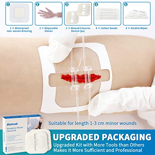 Snapklik.com : Emergency Wound Closure Device, 2 Pcs Zip Stitch ...