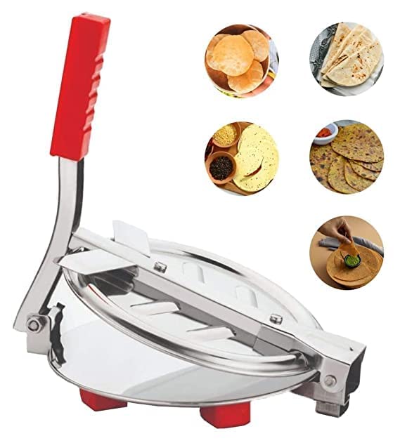VALAP Stainless Steel Puri Maker Press Machine Diameter 6.5 Inch - Roti ...