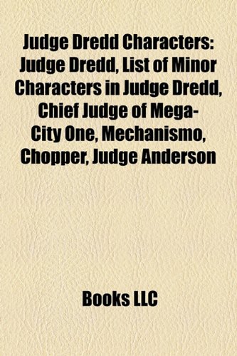 Amazon.co.jp: Judge Dredd characters: Judge Dredd, List of minor ...