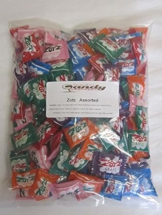 Amazon.com : NEW Zotz Fizzy Candy 6 Flavor Assorted 2lb With Blue ...