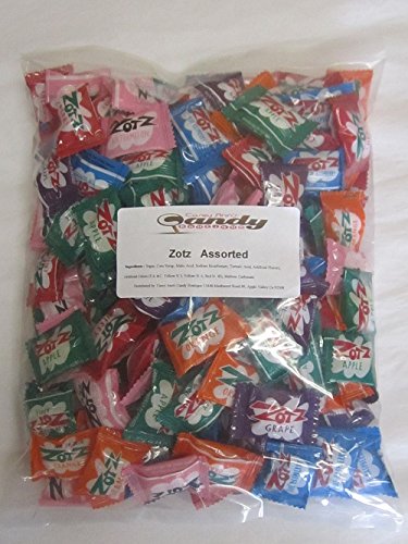 Amazon.com : NEW Zotz Fizzy Candy 6 Flavor Assorted 2lb With Blue ...