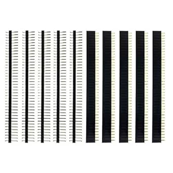 Ziobotics 40 2.54mm Male & Female Header Pin Connector Set For Arduino ...