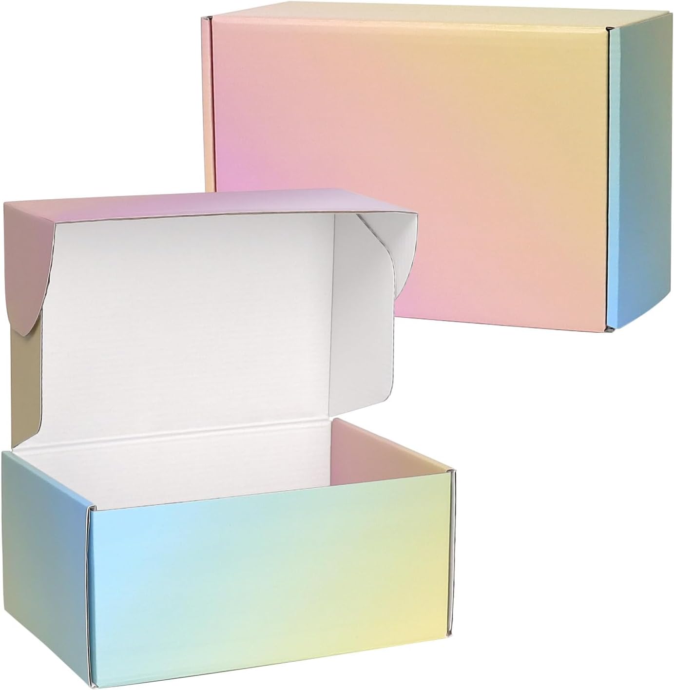 Amazon.com: FEXTA 9x6x4 Inches Shipping Boxes Set - (25 Pack) Mint Cyan ...