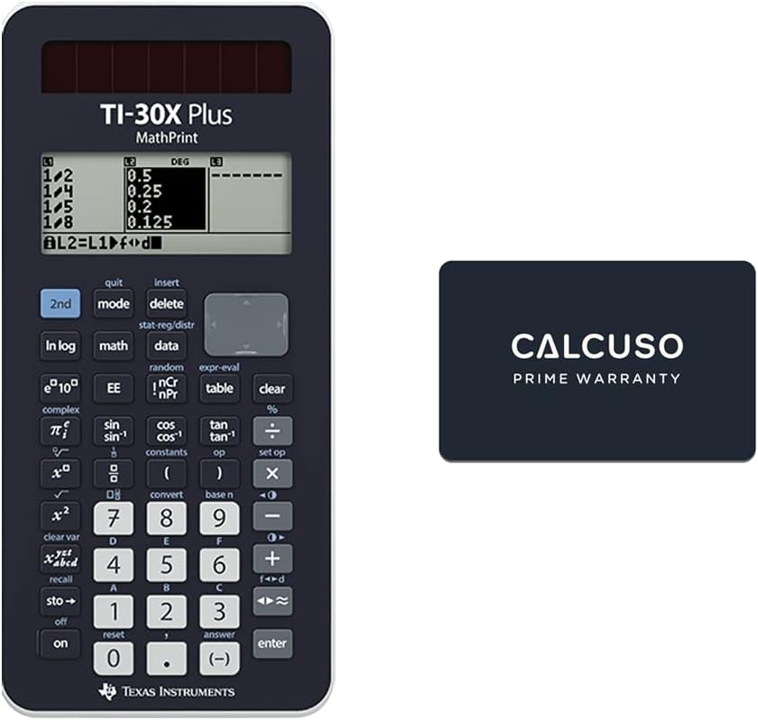 Texas Instruments TI-30X Plus MathPrint + erweiterte Garantie: Amazon ...