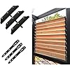 Amazon.com: Explranltec Louver Bracket Kit, Deck Sunblind System ...
