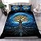 Amazon.com: CAPOZEN Celtic Viking Tree of Life Bedding Set, Yggdrasil ...