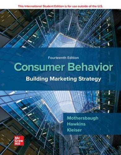 Amazon | ISE Consumer Behavior: Building Marketing Strategy | Mothersbaugh, David, Hawkins ...