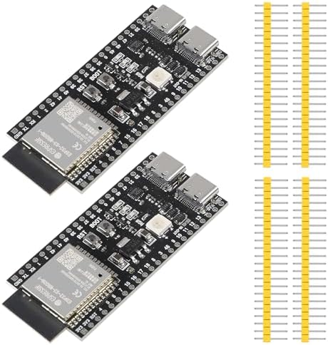 DWEII 2PCS ESP32-S3-DevKitC-1-N16R8 ESP32-S3 Development Board Wi-Fi ...
