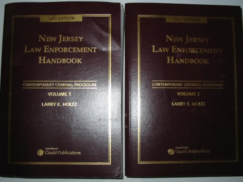 New Jersey Law Enforcement Handbook (Contemporary Criminal Procedure ...