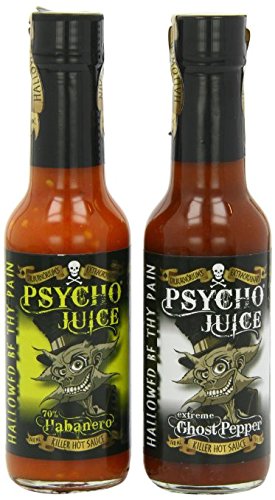Amazon.com : Psycho Juice Mix 11 - 70% Habanero & Extreme Ghost Pepper ...
