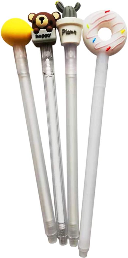 Amazon.co.jp: KUKI Gel Ink Ballpoint Pen, Character, Cute, Stationery ...