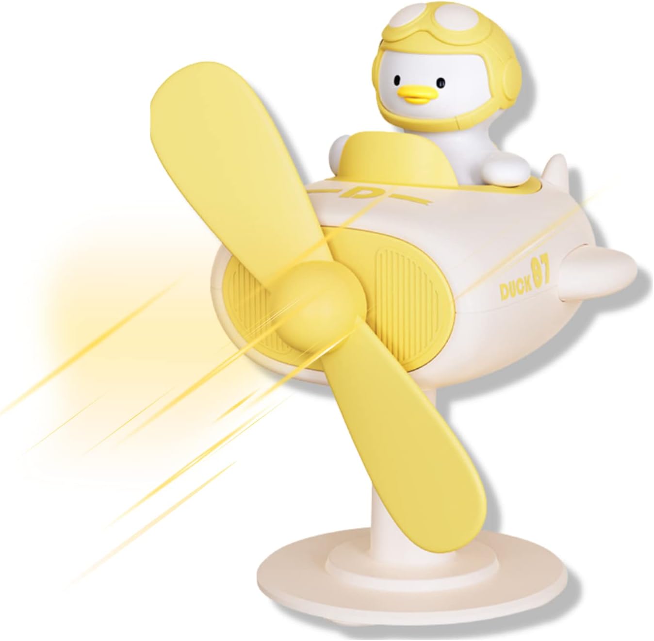 Amazon.com: whizzy Cute Duck Auto Oscillating Portable Fan, Small ...