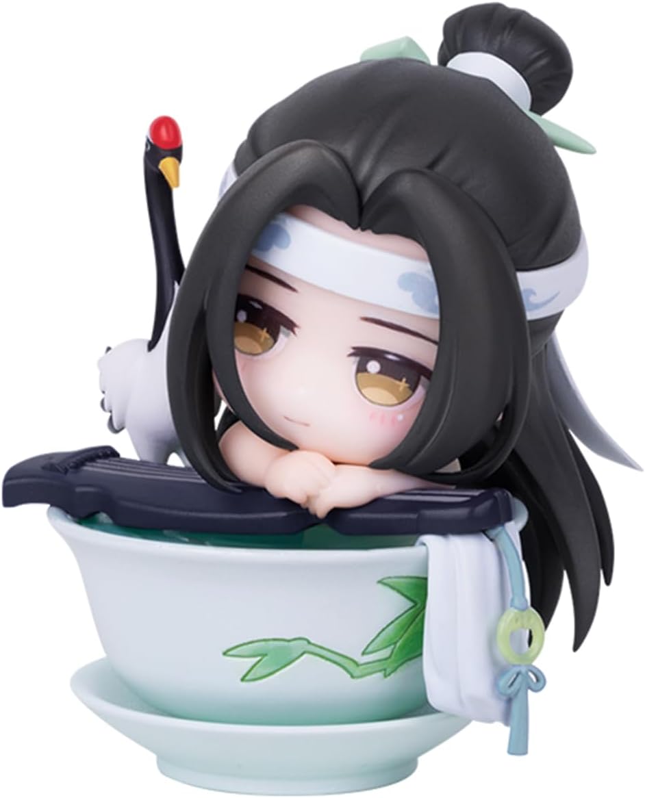 CALEMBOU Anime Figure, Cute Wei Wuxian LAN Wangji Chibi Figure Anime ...