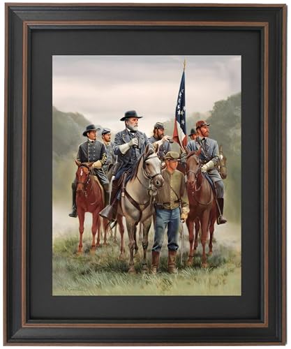 Amazon.com: Framed General Lee at Gettysburg by Mort Kunstler. Handmade ...