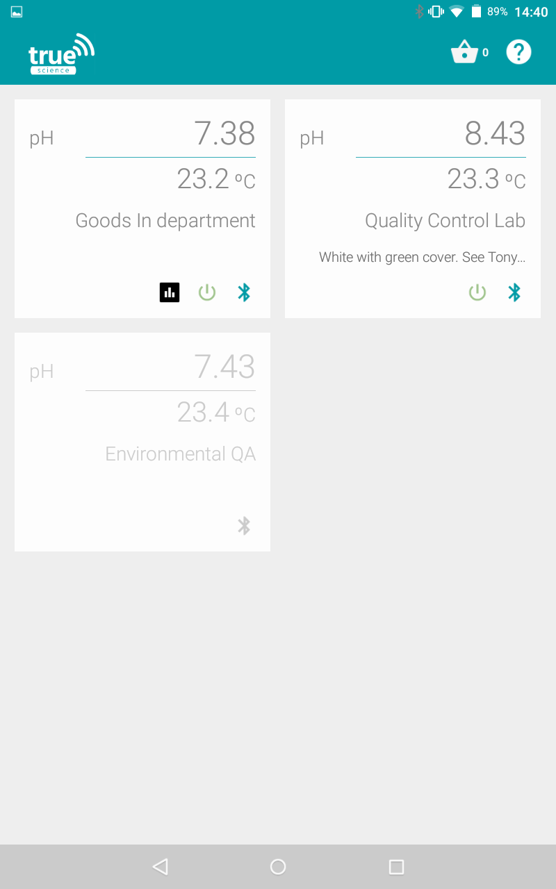 TRUEscience pH meter - pH, ISE, Redox and DO - App on Amazon Appstore