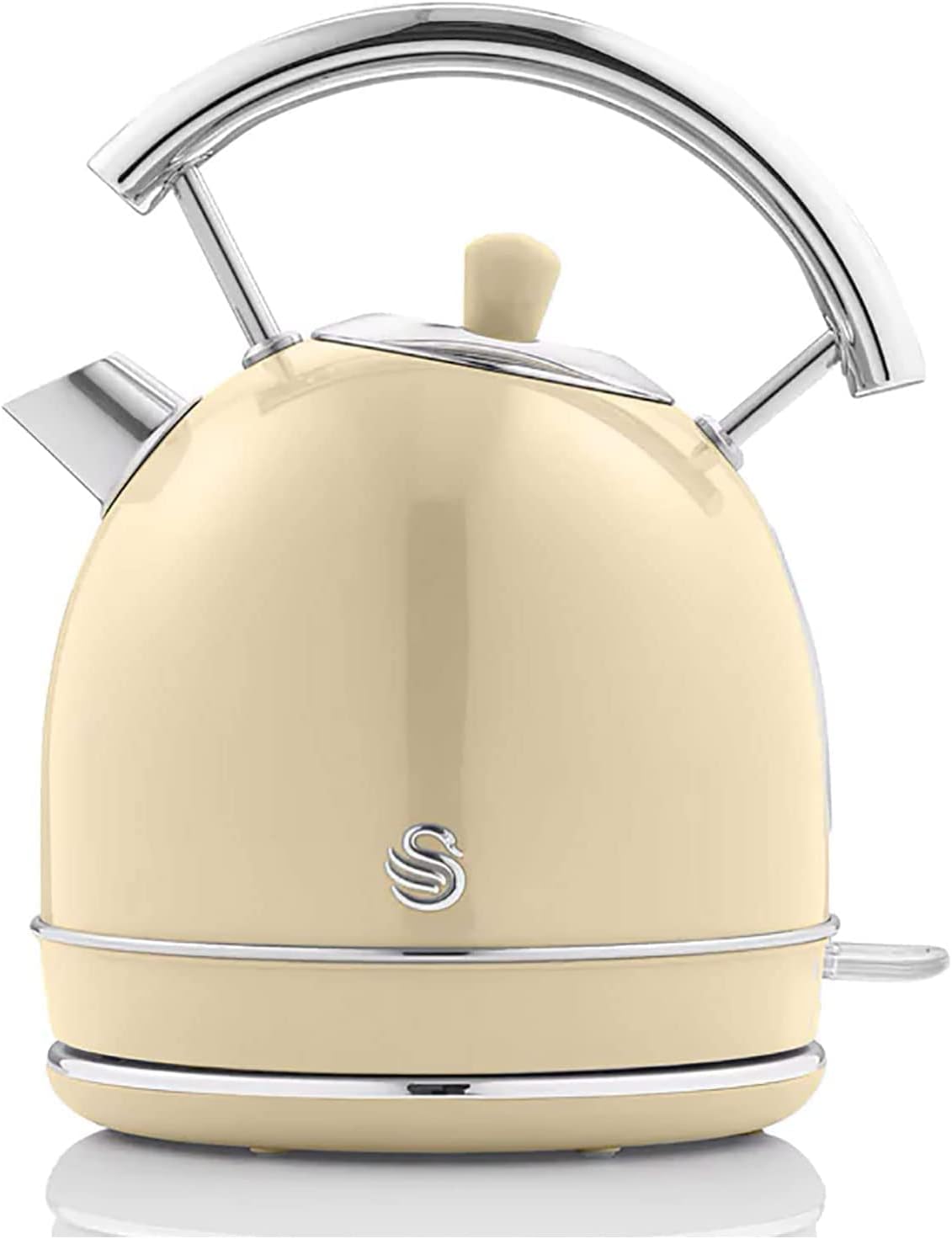 Swan Retro Bollitore Elettrico 1,8 Litri, Design Vintage, Spegnimento ...