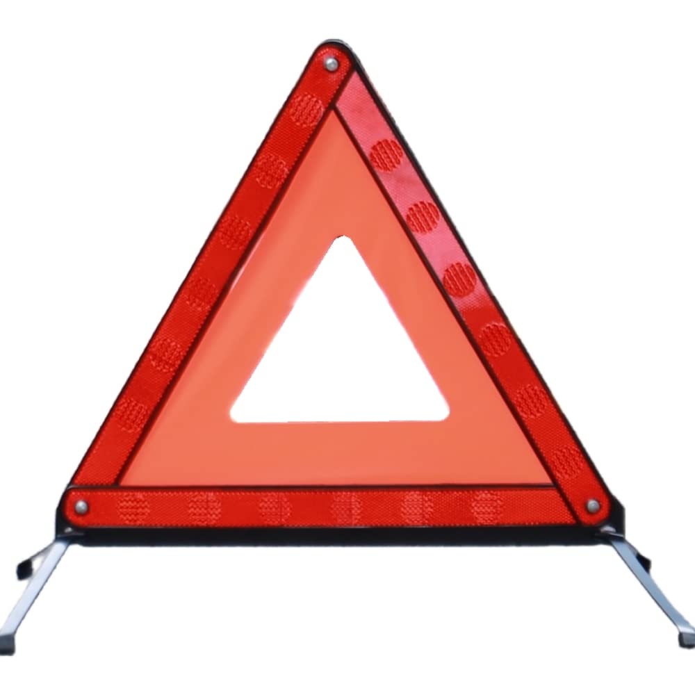 WORKKOOL Warning Triangle, Road Flares Reflective Safety Triangle ...
