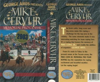 Amazon.com: Aros/Mike Cervi Jr. Memorial Pro Team Roping Classic 2003 ...