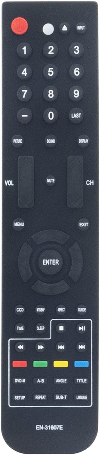 Amazon.com: EN-31607E Remote Control Replaced for Element TV ELCHS192 ...