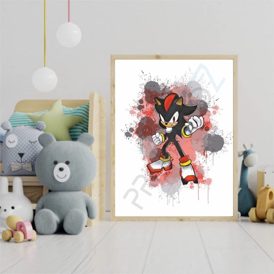 Buy Print A To Z - Sonic The Hedgehog Movie Watercolor Prints, Sonic ...
