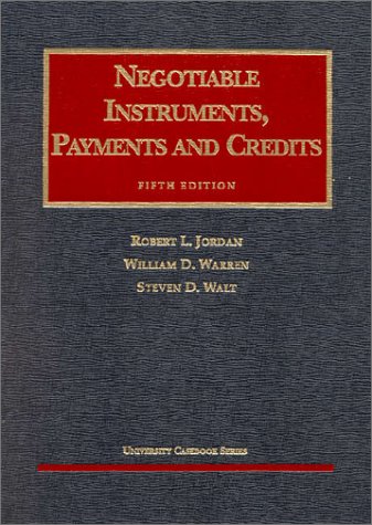 Negotiable Instruments, Payments and Credits: 9781566628228: Amazon.com ...