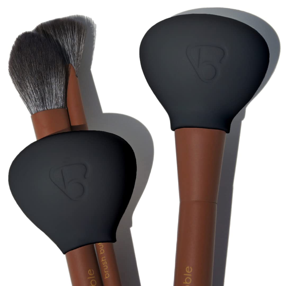 Amazon.com: brush bubble Small Silicone Makeup Brush Covers for Travel, A Storage & Organizer ...