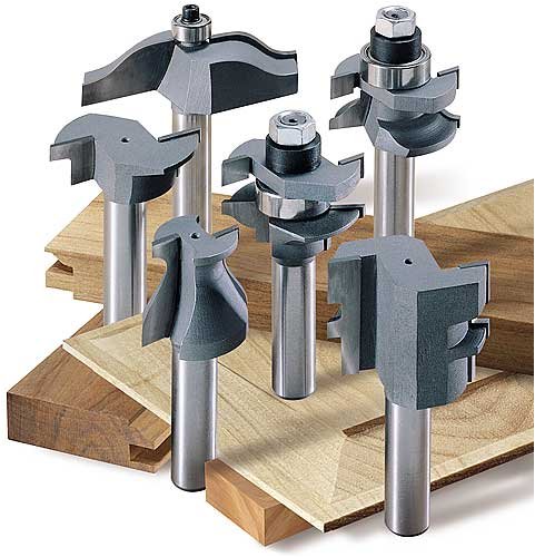 Amazon | MLCS Woodworking Pro Cabinetmaker 6 Piece Router Bit Set by ...
