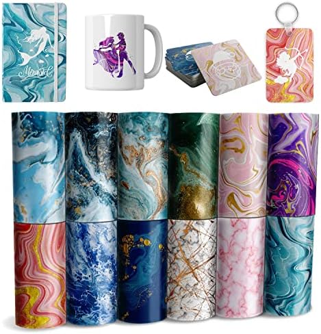 Amazon.com: Sublimation Transfer Ink Sheets-Watercolor Marble ...