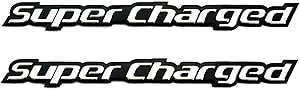 Amazon.com: BETAM 2Pack Supercharged Emblem 3D Aluminum Sticker Decal ...