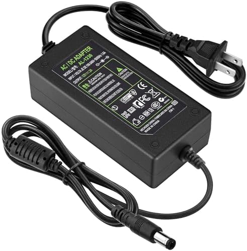 Lighting EVER Power Adapter, UL Listed, 3A, 120V AC to 12V DC ...