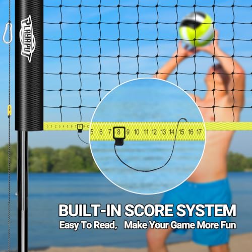 Snapklik.com : PLAYAPUT Portable Volleyball Net System - Outdoor ...