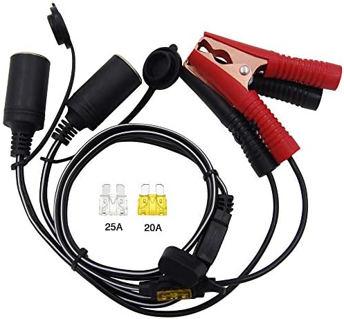 Amazon.com: CUZEC 12V/ 24V Extension Cord Plug Socket with Battery ...