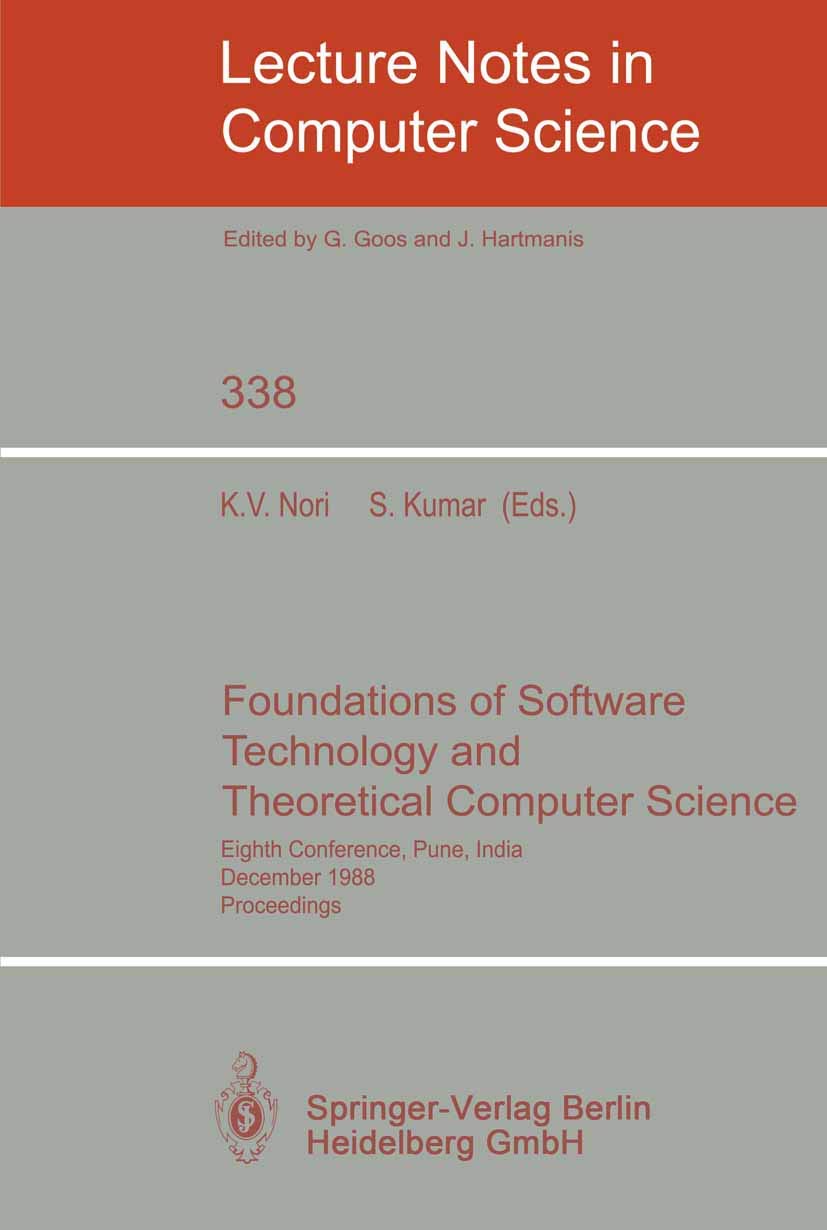 Foundations of Software Technology and Theoretical Computer Science ...